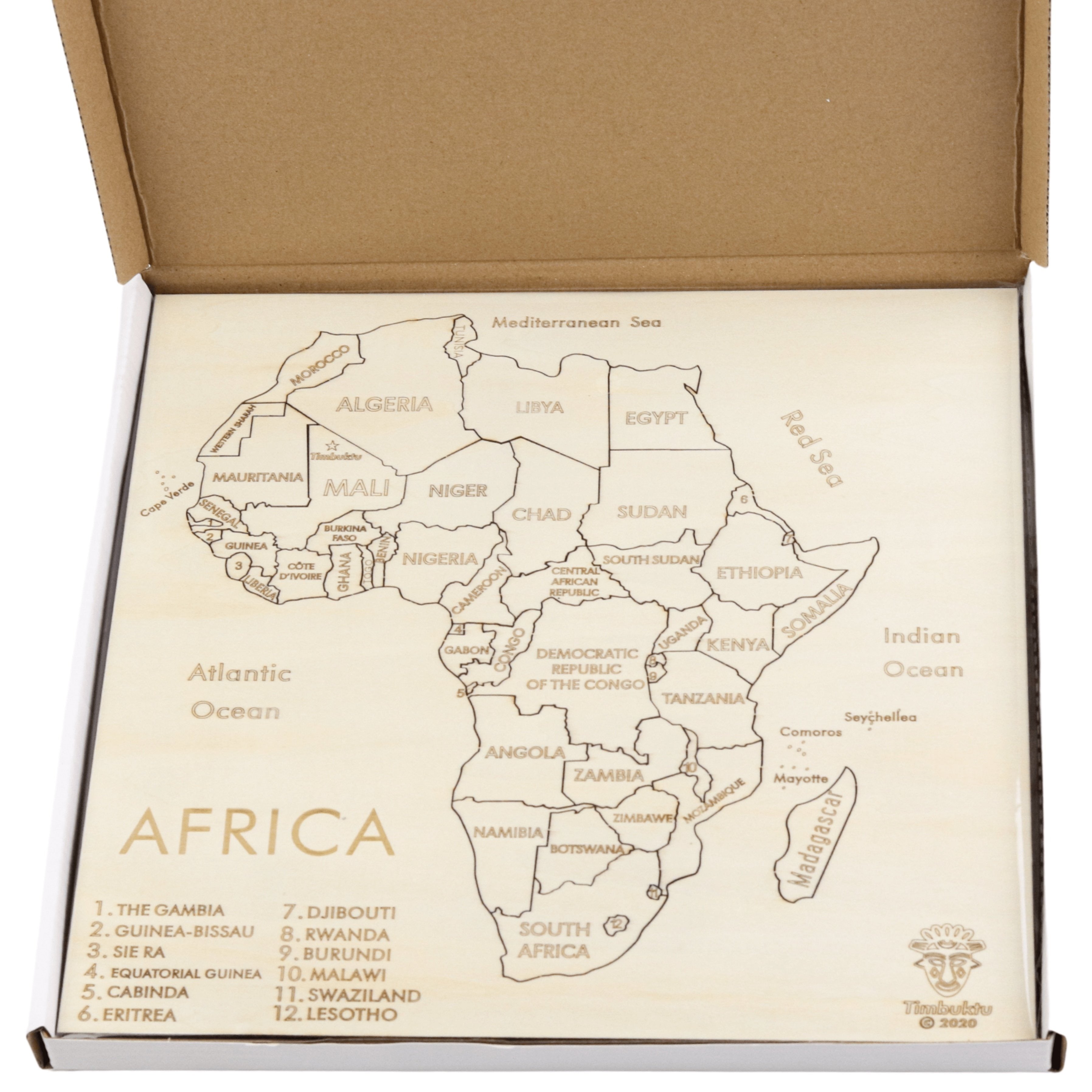 Africa Map Puzzle – Timbuktu™